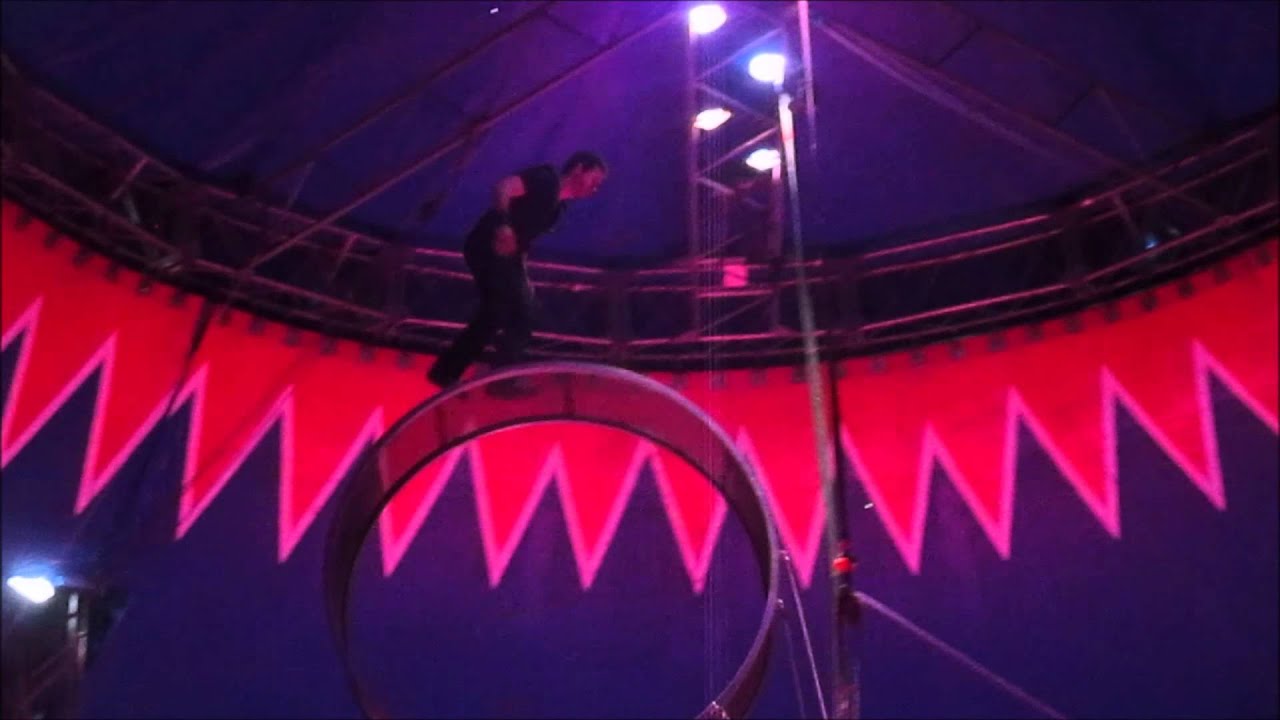 Courtneys Daredevil Circus - Wheel of Death - YouTube