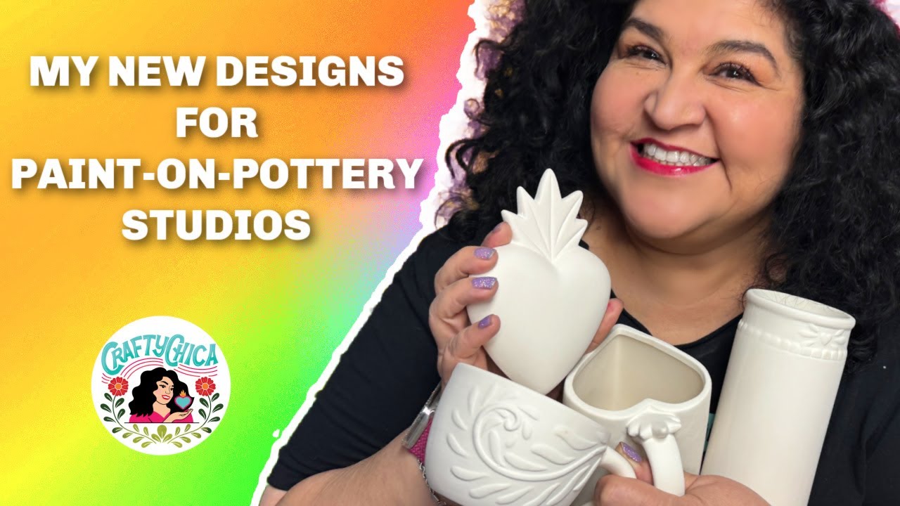 Pottery Painting Magic! Try These Gorgeous DIY Designs || Paint on ...