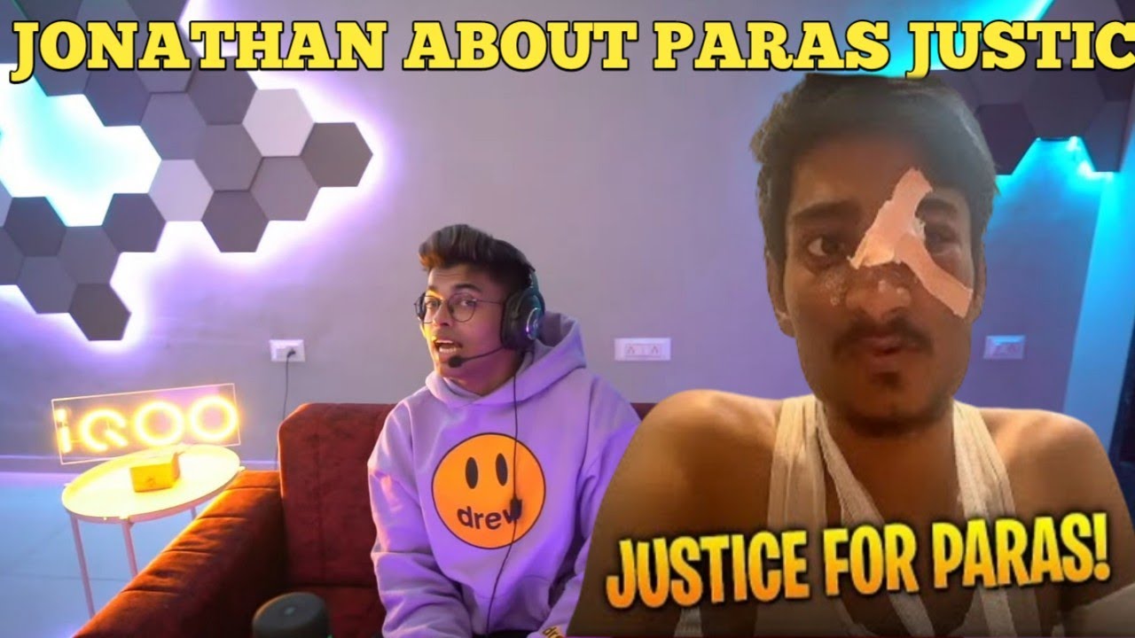 Jonathan About Paras Gaming Matter 😱🔥 - YouTube