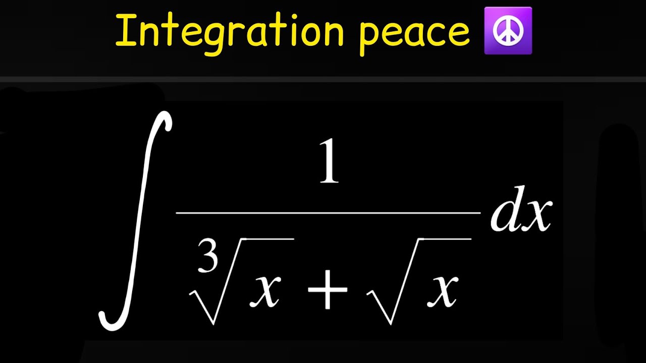 An interesting integration question - YouTube