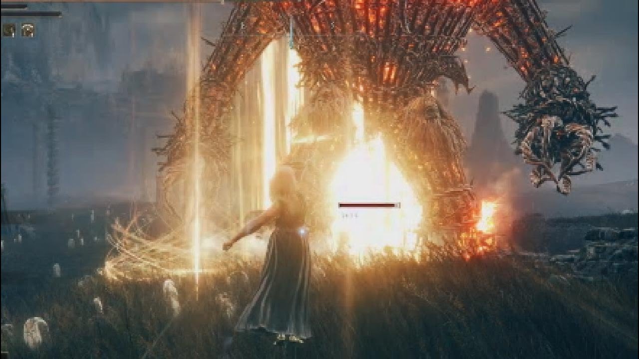 Elden Ring DLC Light of Miquella Testing Vs Furnace Golem Gravesite ...