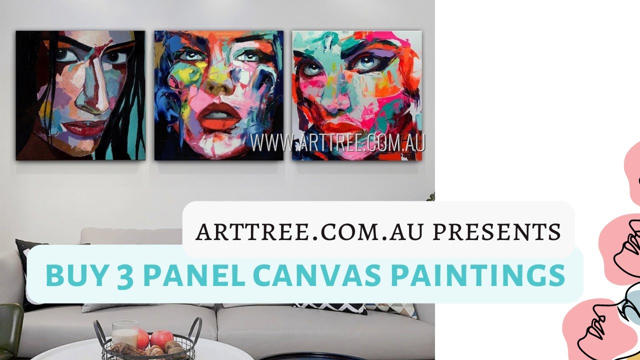Buy 3 Panel Canvas Painting | Multi-Panel Canvas Wall Art | 3 Piece ...
