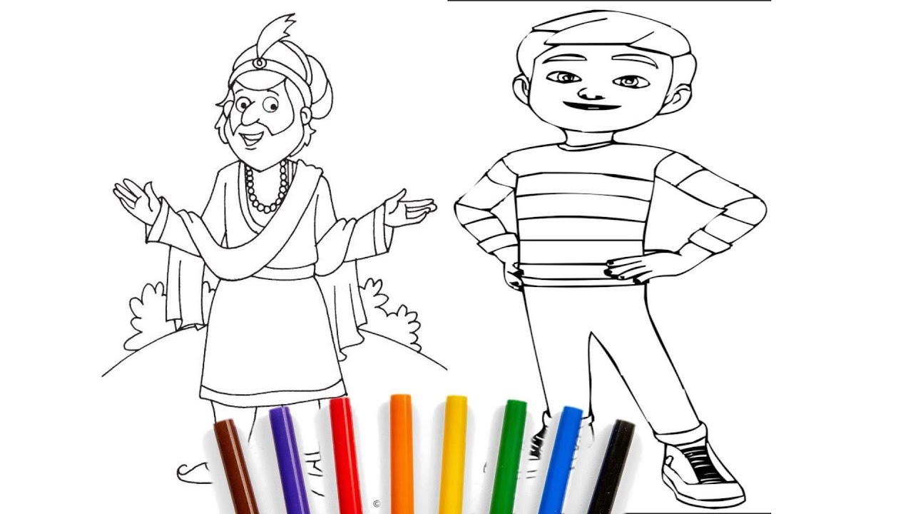 Rudra Cartoon Drawing | Rudra Cartoon Coloring | Cartoon Coloring for ...