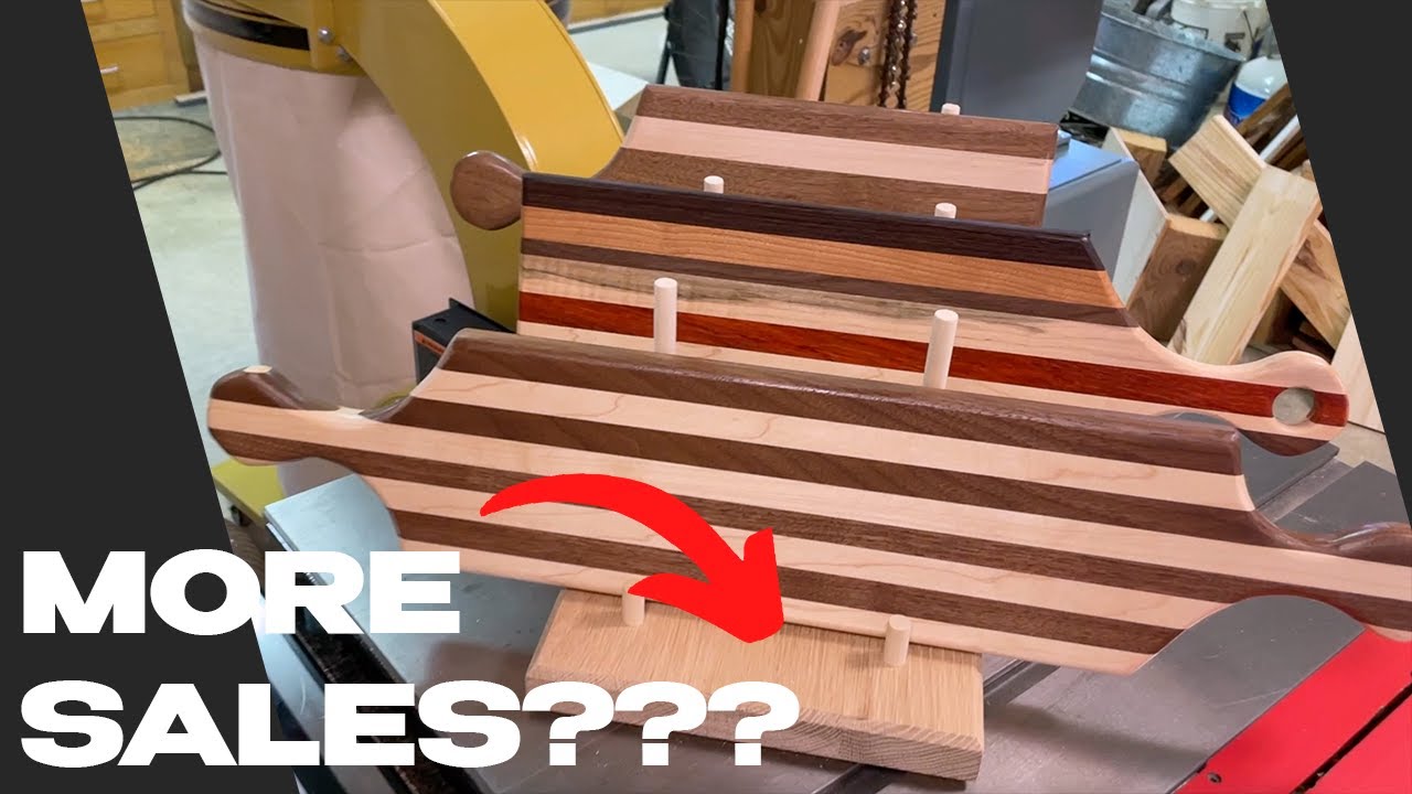 SELL MORE with a Cutting Board Display | DIY Guide | #woodworking # ...