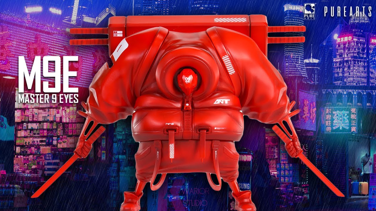 Master 9 Eyes (M9E) vinyl art toy from PureArts & Daytoner! - YouTube