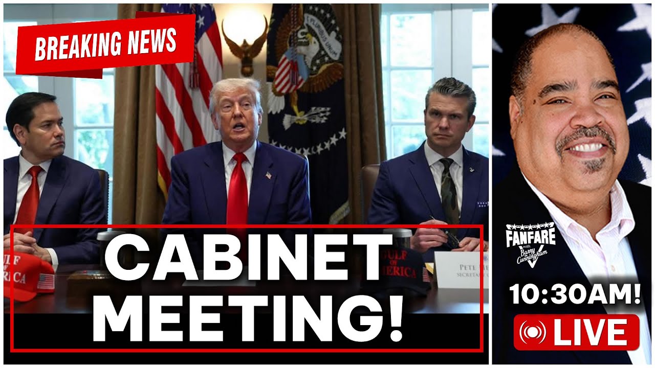 BREAKING NEWS: PRESIDENT TRUMP HOSTS CABINET MEETING! - YouTube