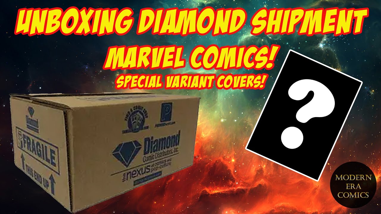 Ep.1 UNBOXING Diamond Shipment-Marvel Comics! SPECIAL VARIANT COVERS ...
