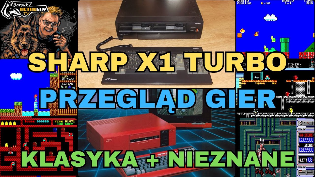 Borsuk Retro Gry TV: SHARP X1 TURBO - PRZEGLĄD GIER #4 (Klasyka ...