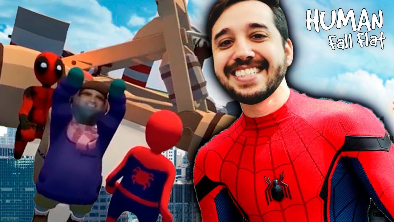 SUPER-HERÓIS DA OBRA - Human Fall Flat - YouTube