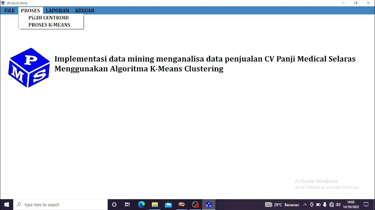 Implementasi Data Mining Menganalisa Data Penjualan Dengan Algoritma K-Means Clustering - YouTube
