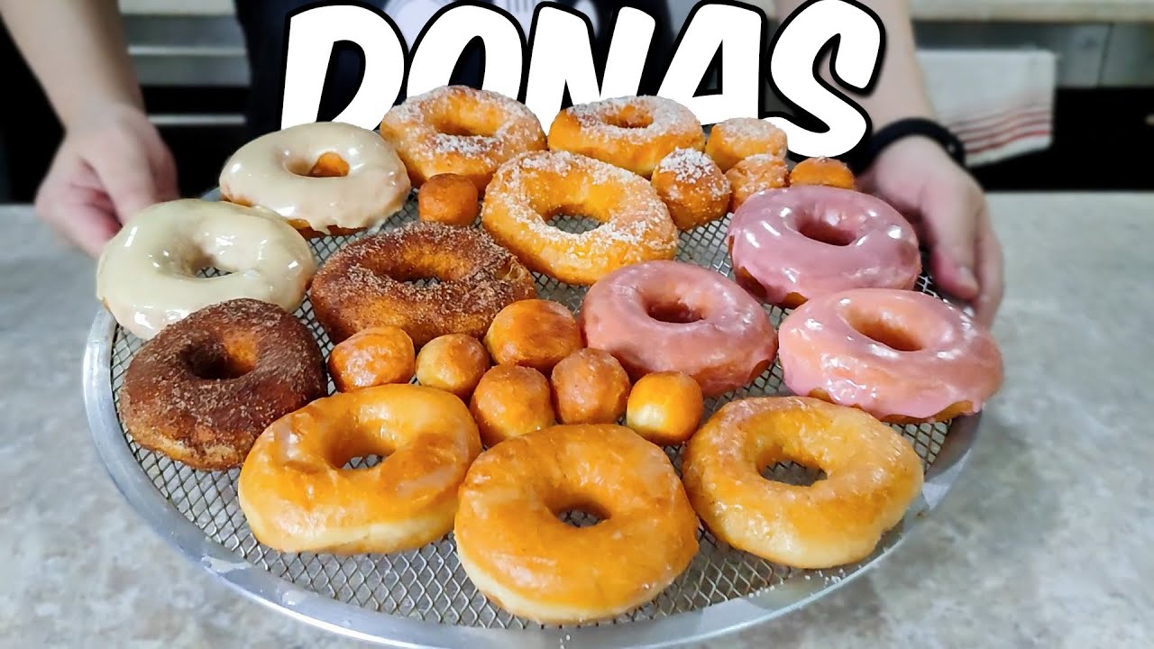 Haz donas fritas fácil en casa - YouTube