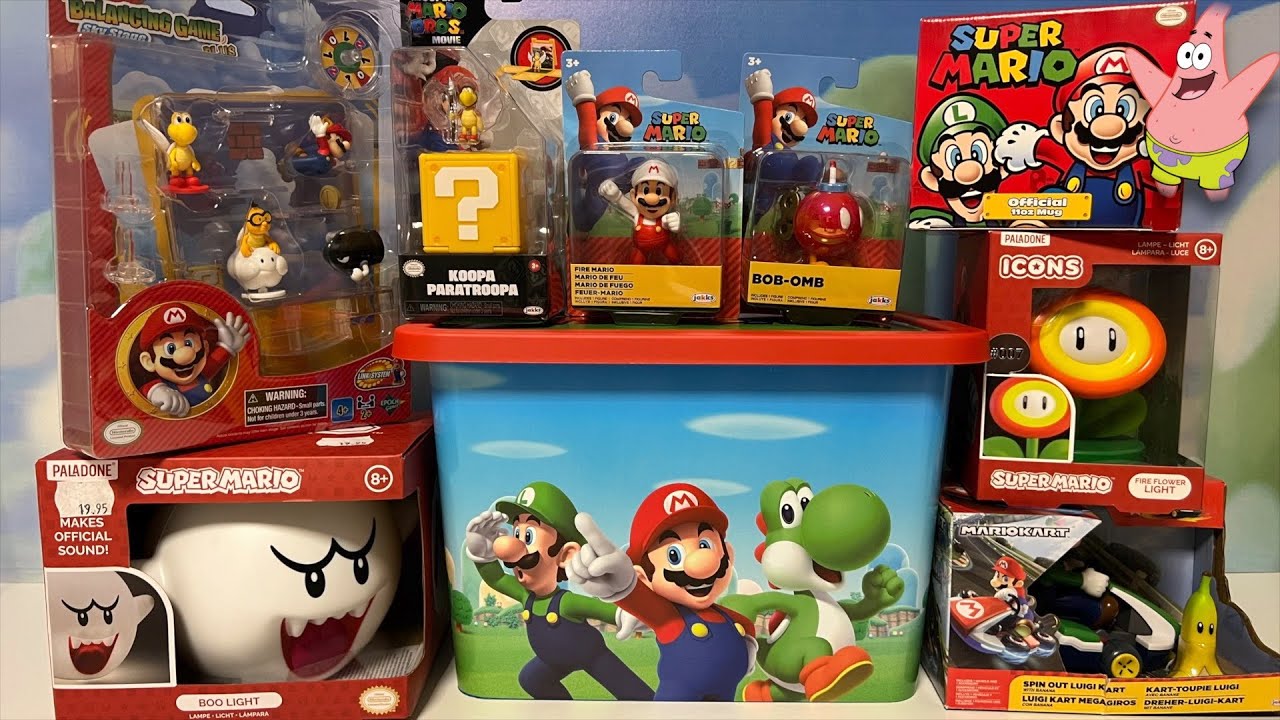 Super Mario Surprise Toys Opening - Unboxing | Review | Patrick ASMR ...