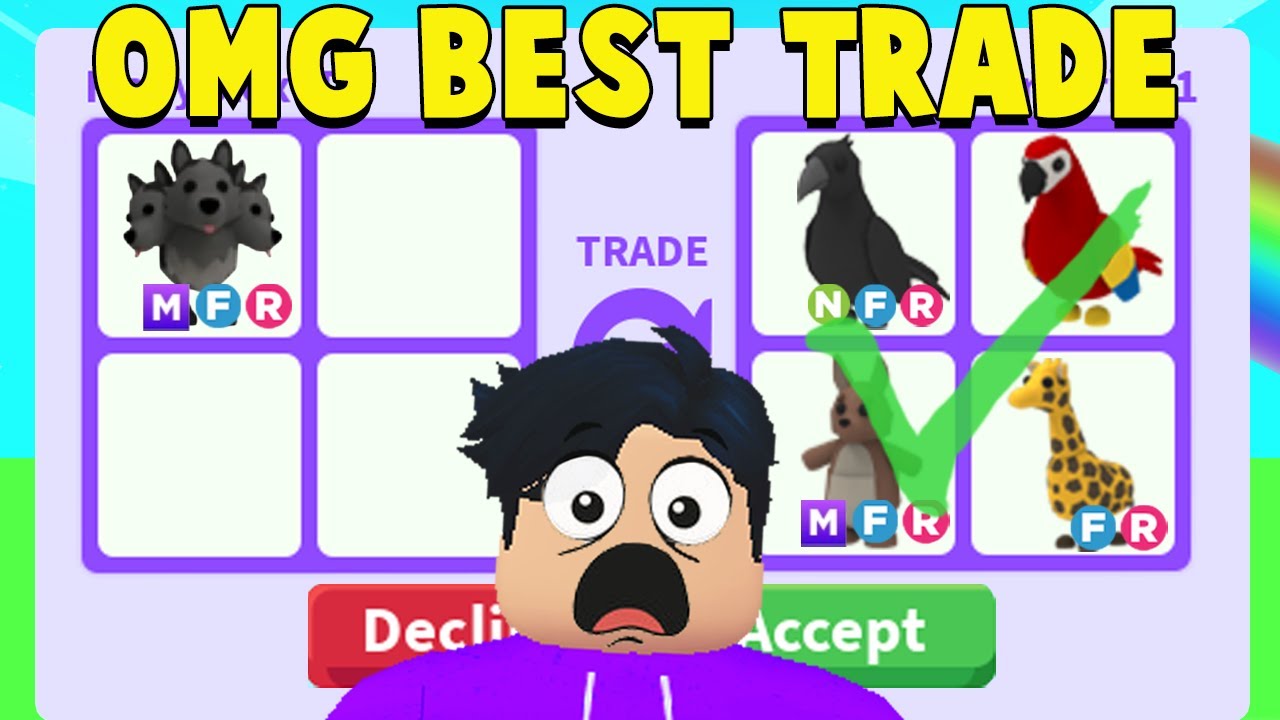 Trading MEGA NEON CERBERUS in A RICH ADOPT ME SERVER! - YouTube