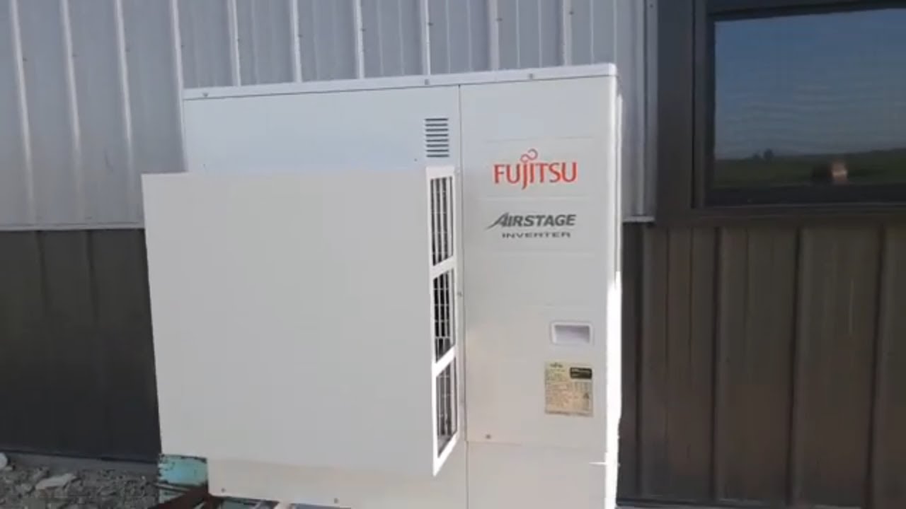 2 New Fujitsu Airstage Inverter Multi-Zone Ductless Heat Pumps - YouTube