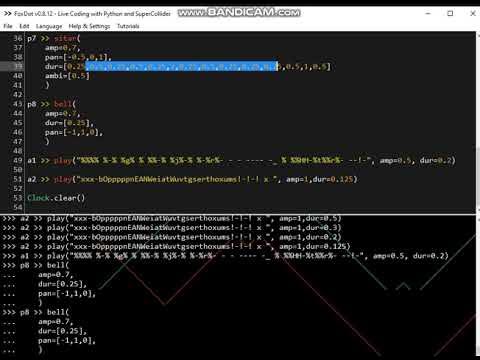 Livecoding session 01/2023 Lehomar2vinci with Foxdot - YouTube