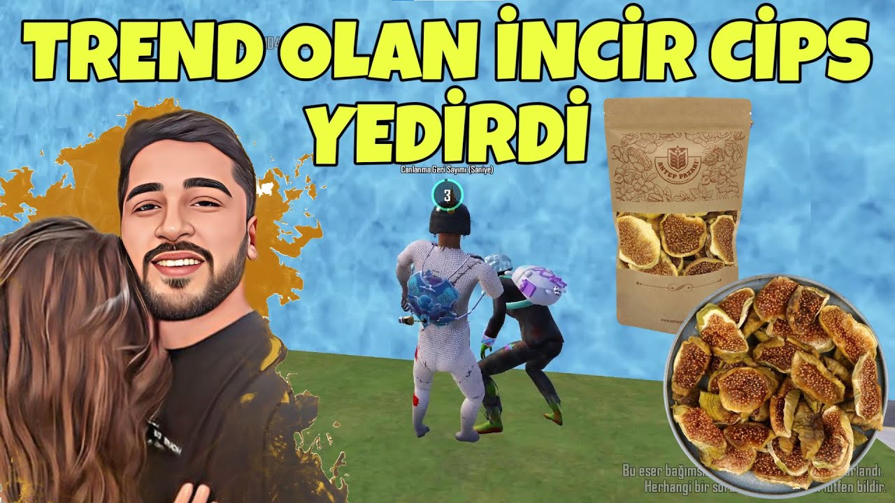 İNCİR GEBLO! YENİ TREND İNCİR CİPS YEDİRDİ 30 TANE! -PUBG MOBİLE - YouTube