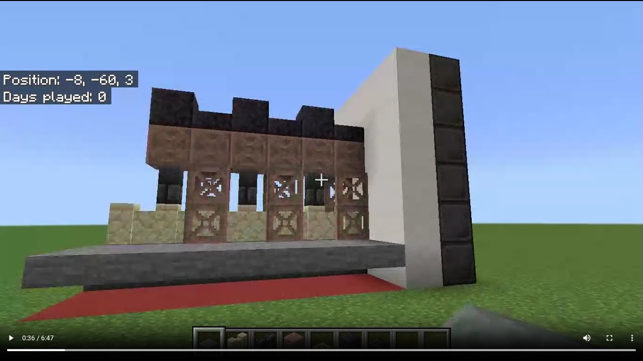 How to build a reciprocating steam engine in minecraft - YouTube
