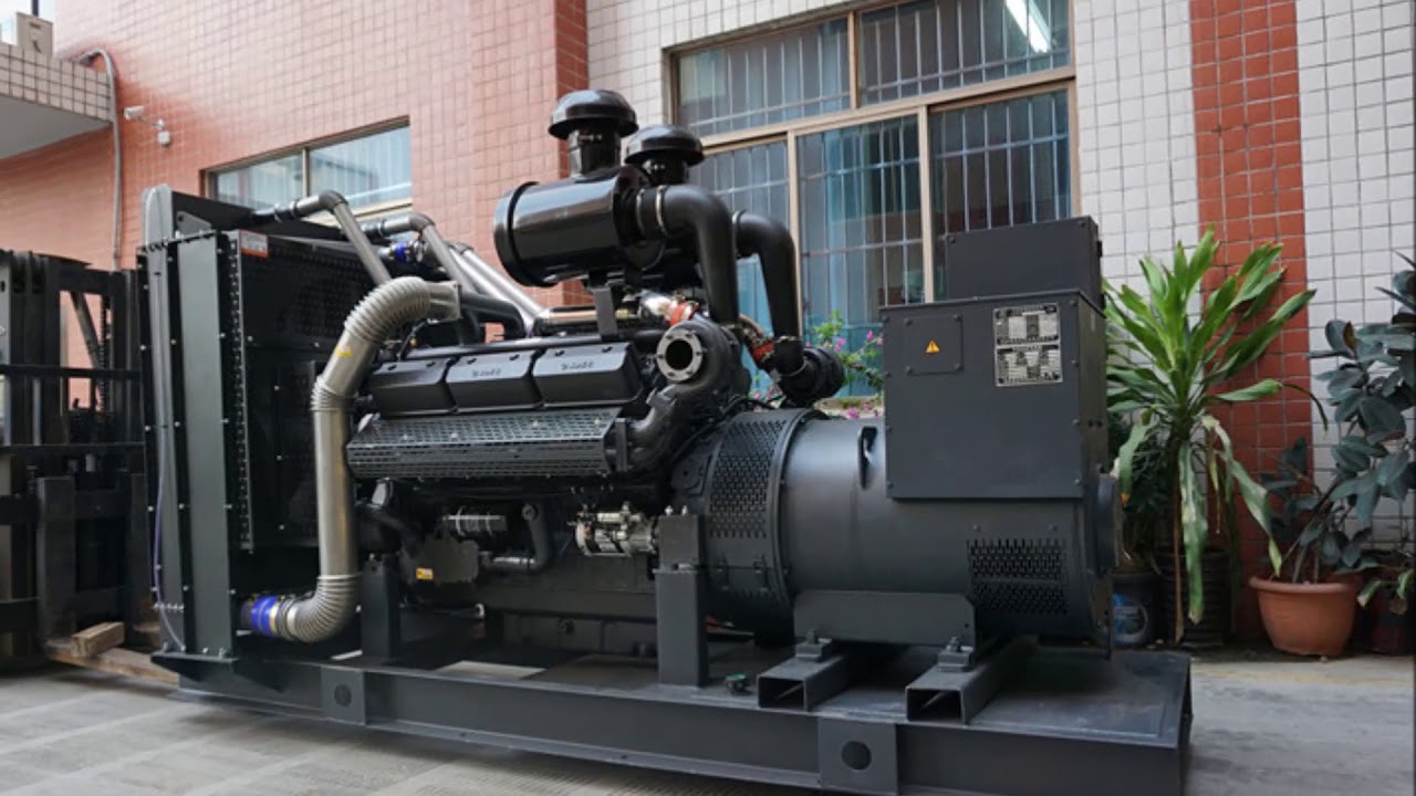 Shangchai SDEC Diesel Generator Set Power 50KW to 800KW - YouTube
