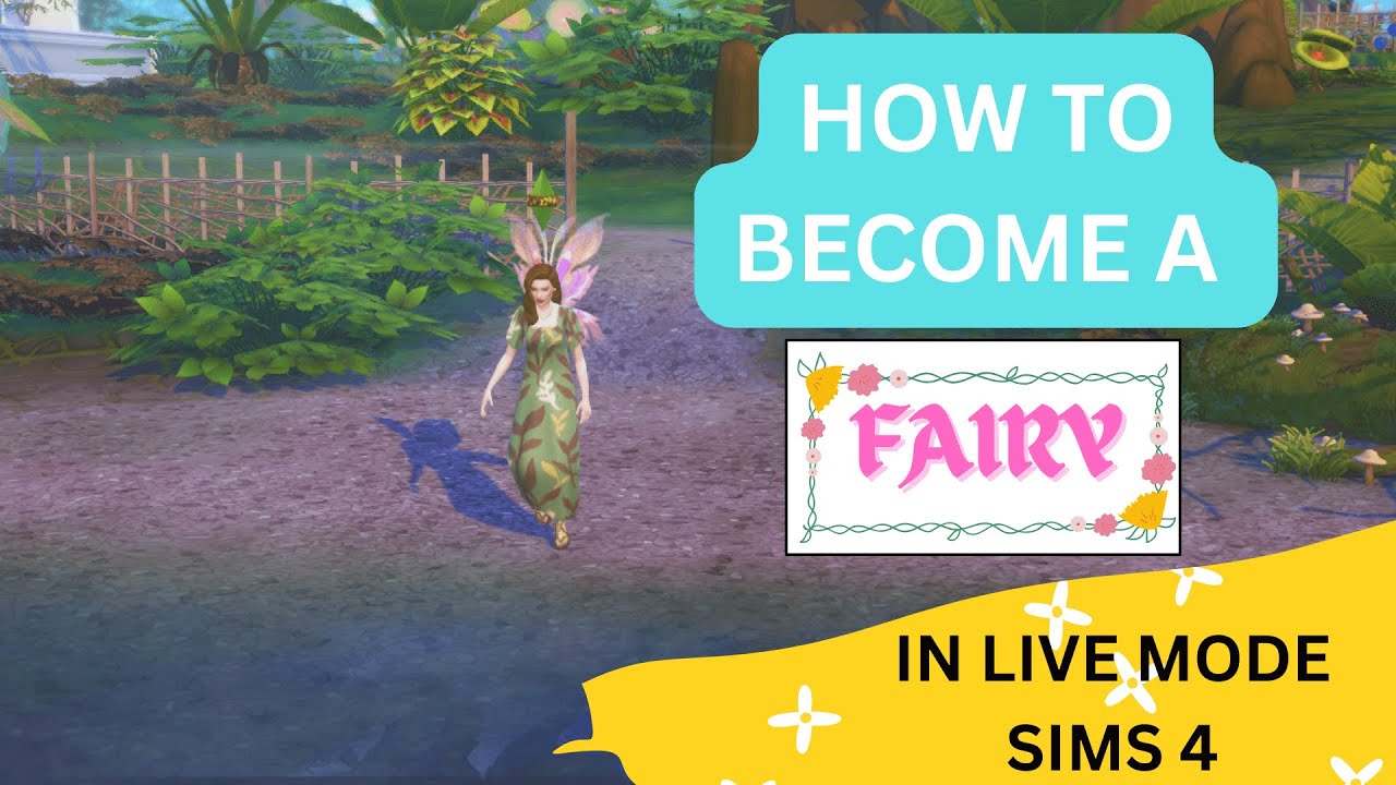 Sims 4 How to Become a Fairy in Live Mode ‑ Asking for Fairy Seedling ...