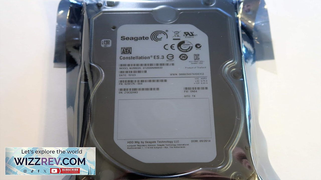 SEAGATE 9ZM175-003 Details about Seagate ES.3 ST2000NM0033 2TB 128MB ...