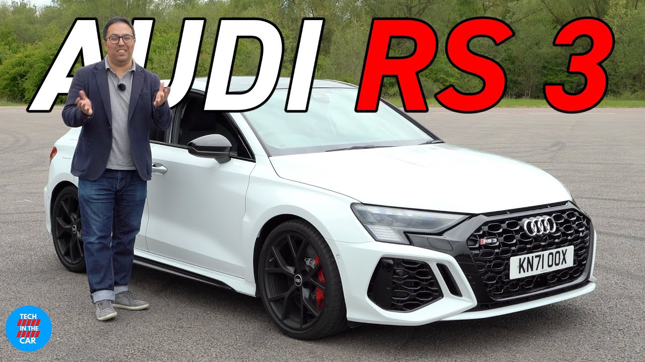 Driving the 2022 Audi RS3 on a high-speed oval track! - YouTube