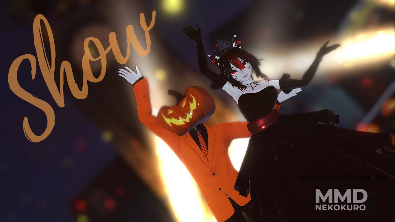 MMD || Pumpkin & Neko || 🎃Happy Halloween 2023🎃 【ADO - SHOW（唱）】 - YouTube