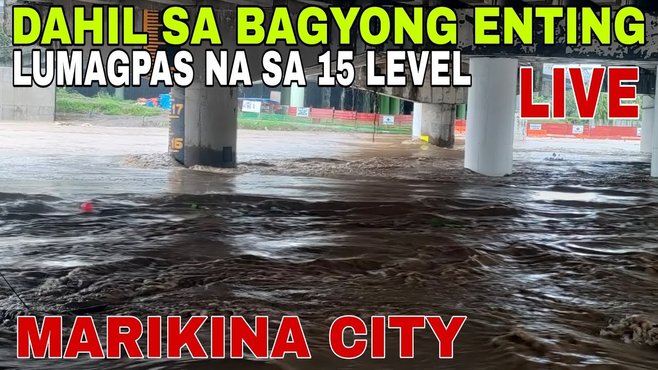 MARIKINA WATER LEVEL UPDATE LUMAGPAS NA SA 15 LEVEL SEP. 02, 2024 - YouTube