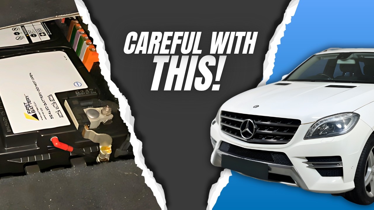 Mercedes Benz ML (W166) Battery Replacement - YouTube