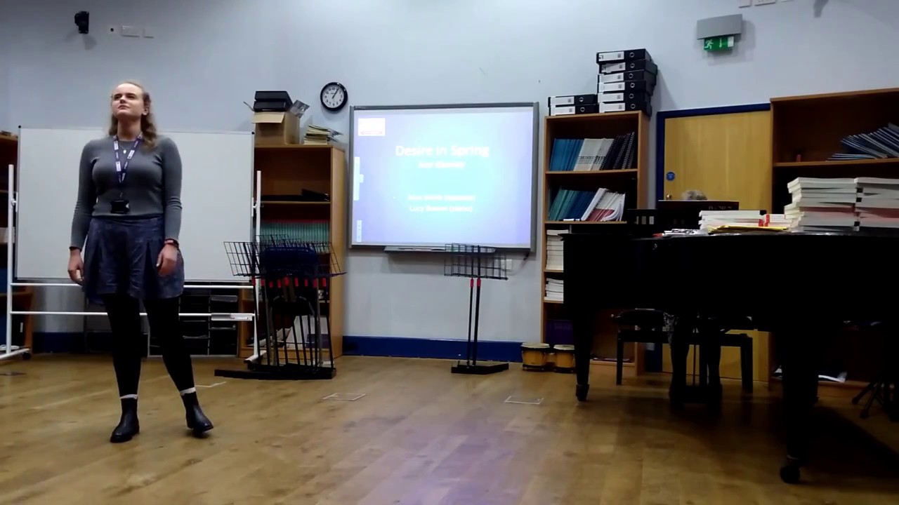 Áine Smith - Desire in Spring, Ivor Gurney - YouTube