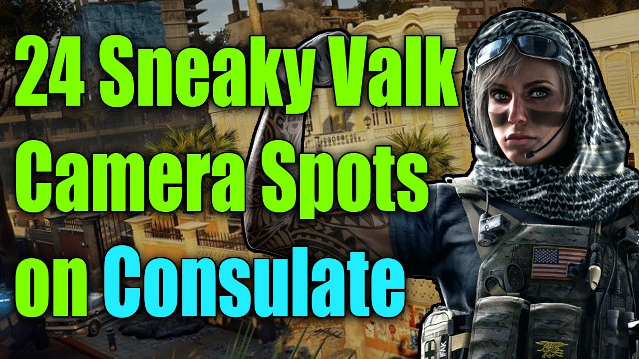 24 Sneaky Valkyrie Camera Spots on Consulate | Rainbow Six Siege Guide ...