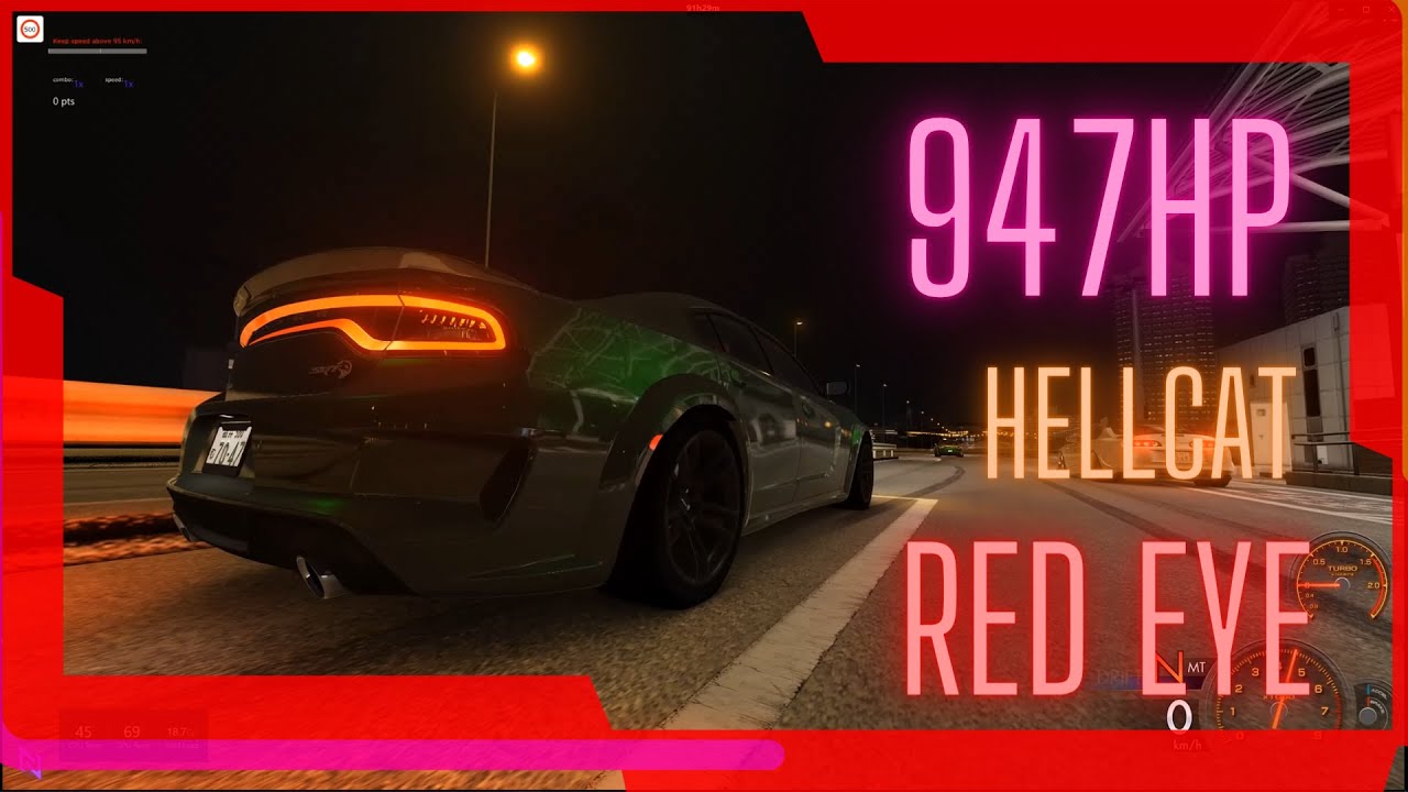 947 HP Widebody Charger SRT / Hellcat Red Eye / Midnight Drive / 300 ...