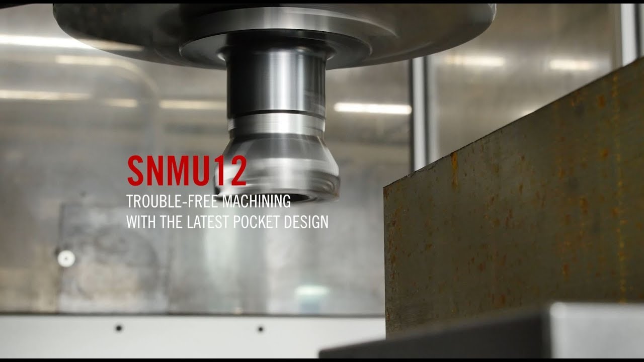 SNMU12 - Trouble free machining with the latest pocket design - YouTube