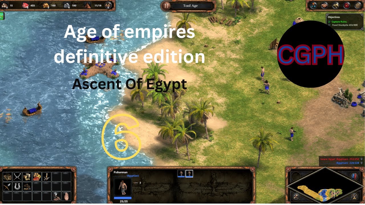 Age Of Empires Definitive Edition - Ascent Of Egypt Campaign 6 - YouTube