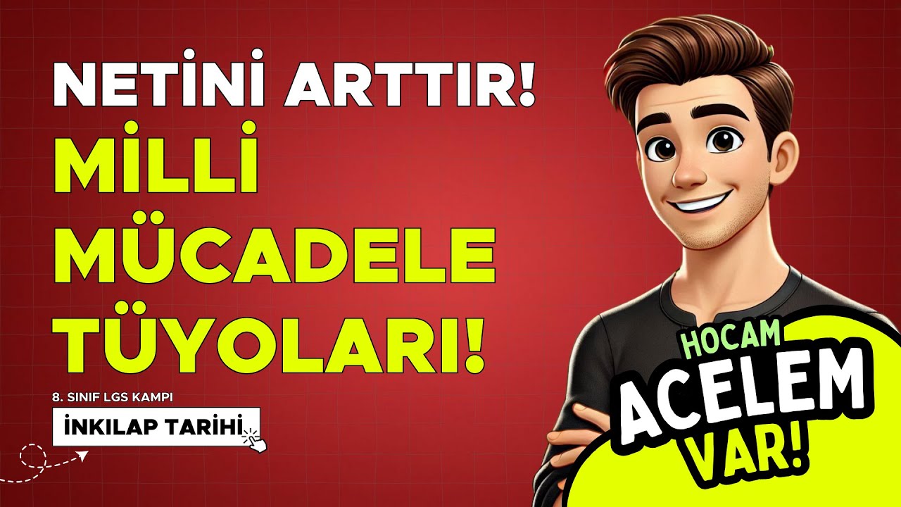 Milli Mücadele Tüyoları (I) | Hocam Acelem Var! #2025LGS - YouTube