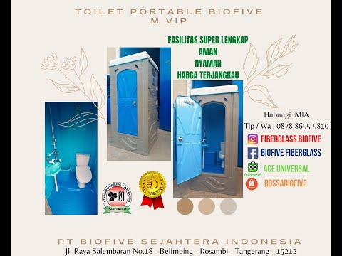 Produsen Toilet Portable Super Lengkap di Indonesia - PT.Biofive