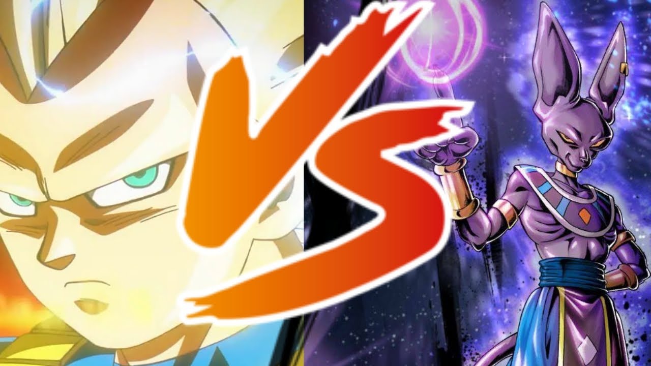 Vegeta SS3 VS Beerus - YouTube