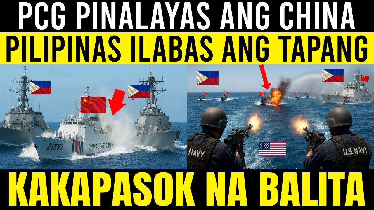 PH COAST GUARD PINALAYAS ANG CHINA! PILIPINAS ILABAS ANG TAPANG SA WEST ...