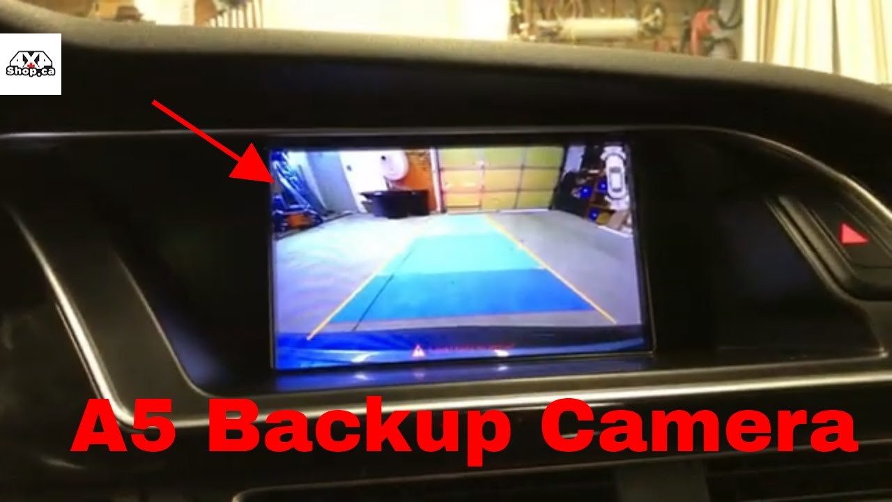 Audi A5 OEM Fit Trunk handle backup camera reverse camera integrated to ...