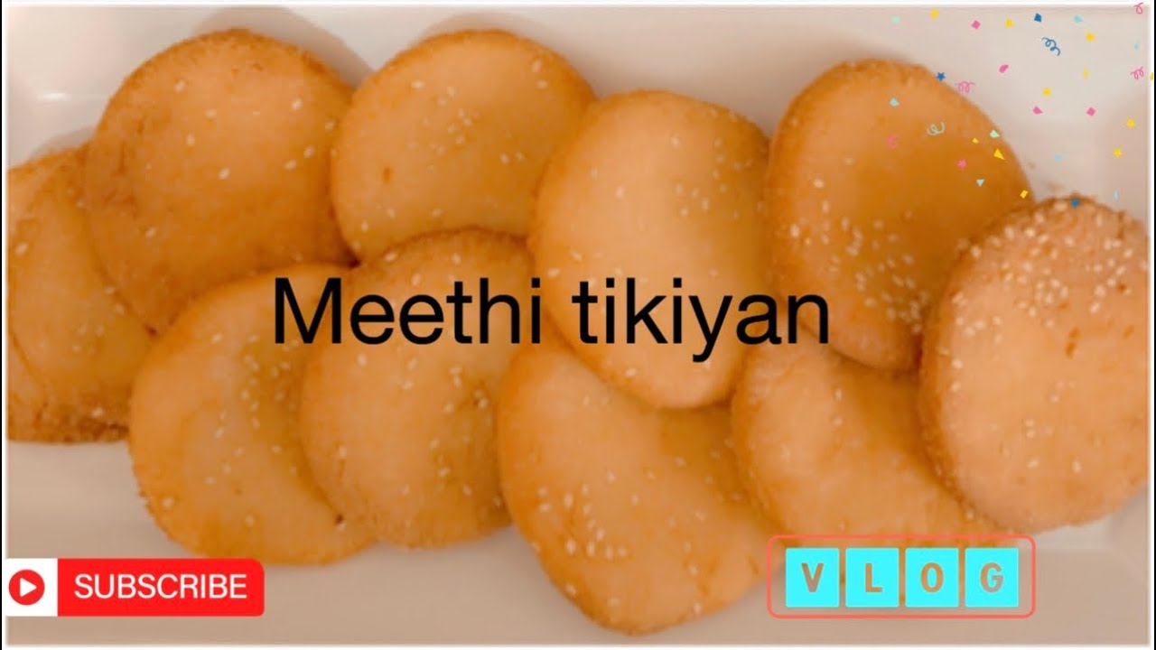 Meethi tikiyan recipe - YouTube