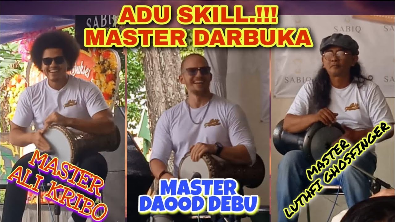 JAMMING DARBUKA BARENG MASTER DAOOD DEBU, ALI KRIBO - YouTube