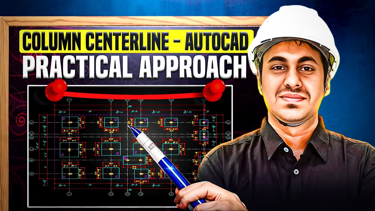 Column Centerline in AutoCAD || Must-Know for Civil Engineers - YouTube
