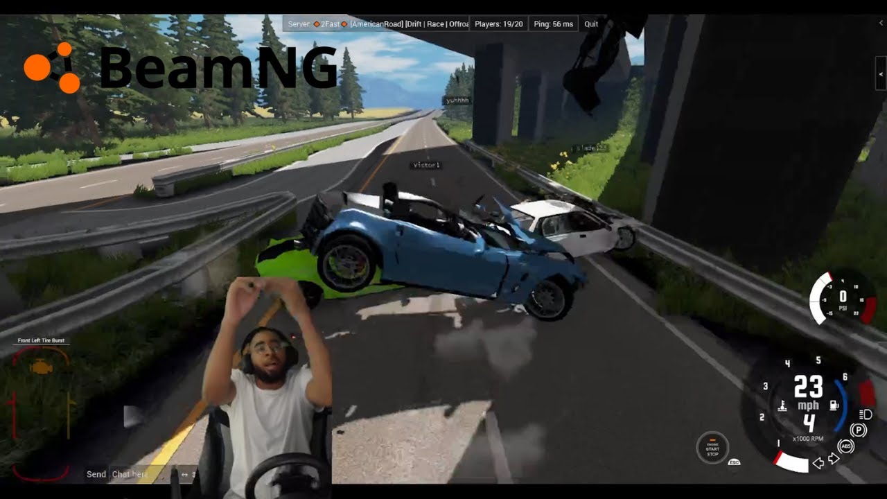 Trying to get Nick to like BeamNG.Drive gone WRONG lmaooo - YouTube