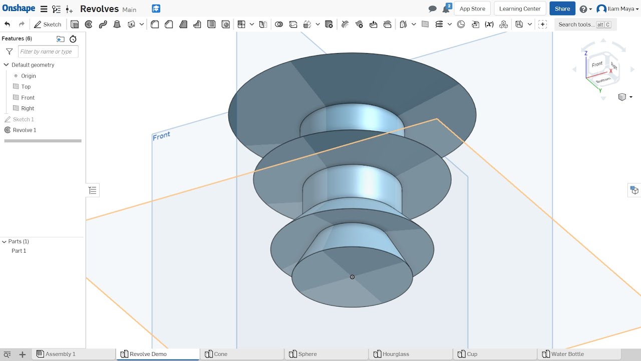How to Use Onshape (Explaining Revolves) - YouTube