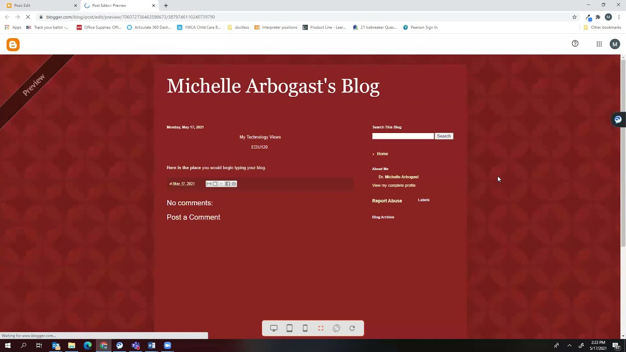 Blogger.com How To Video - YouTube