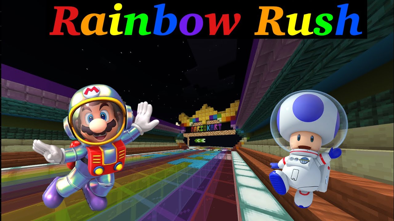 Rainbow Rush in Minecraft! - YouTube