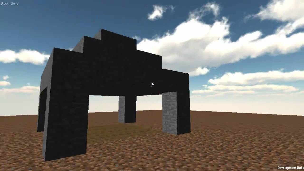 Unity3D - Minecraft-style game - YouTube