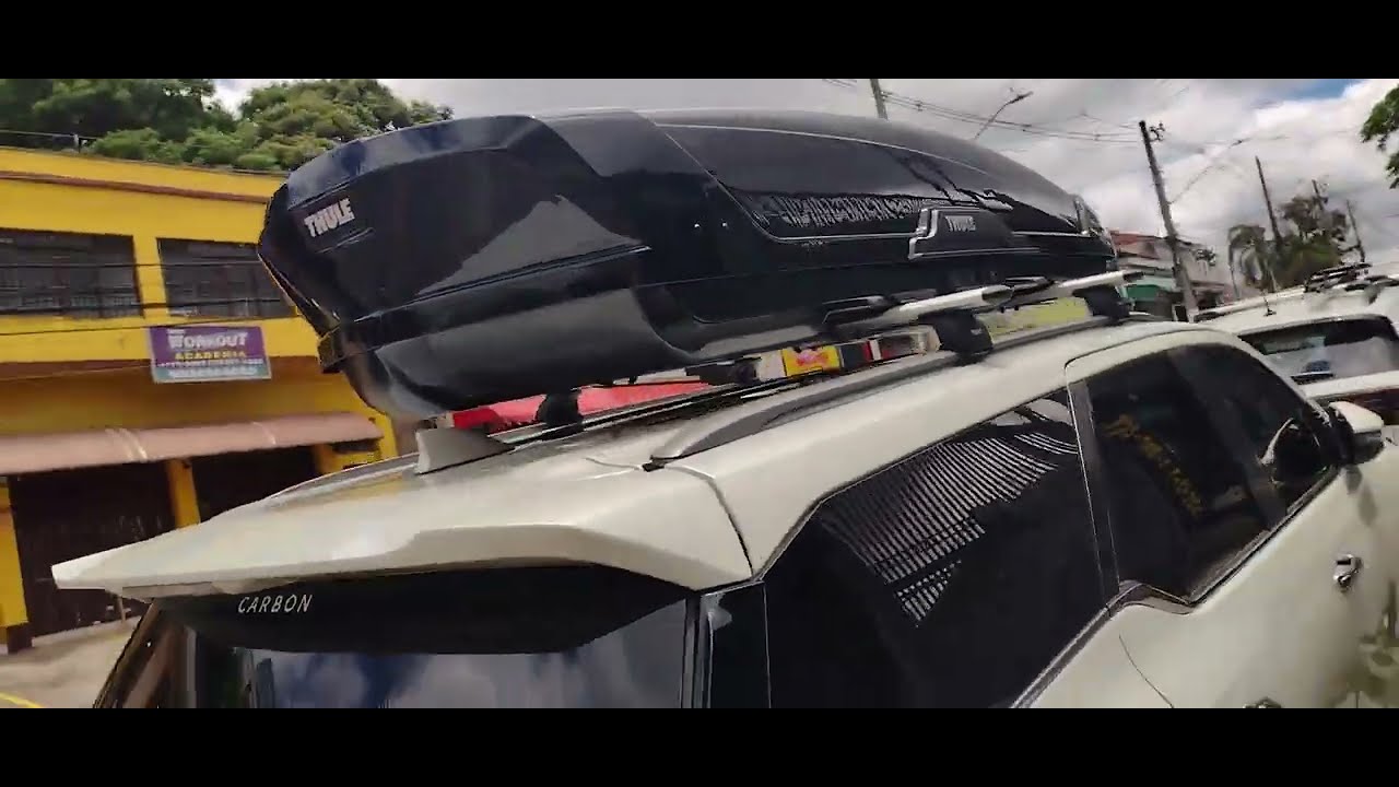 Rack Thule + Motion XXL em um Toyota Hilux SW4 - YouTube