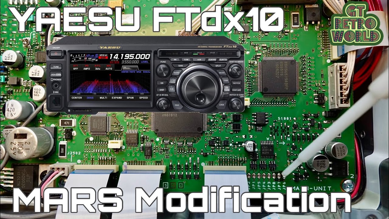 YAESU FTdx10 MARS/TX Frequency Expansion Modification EU/USA - YouTube