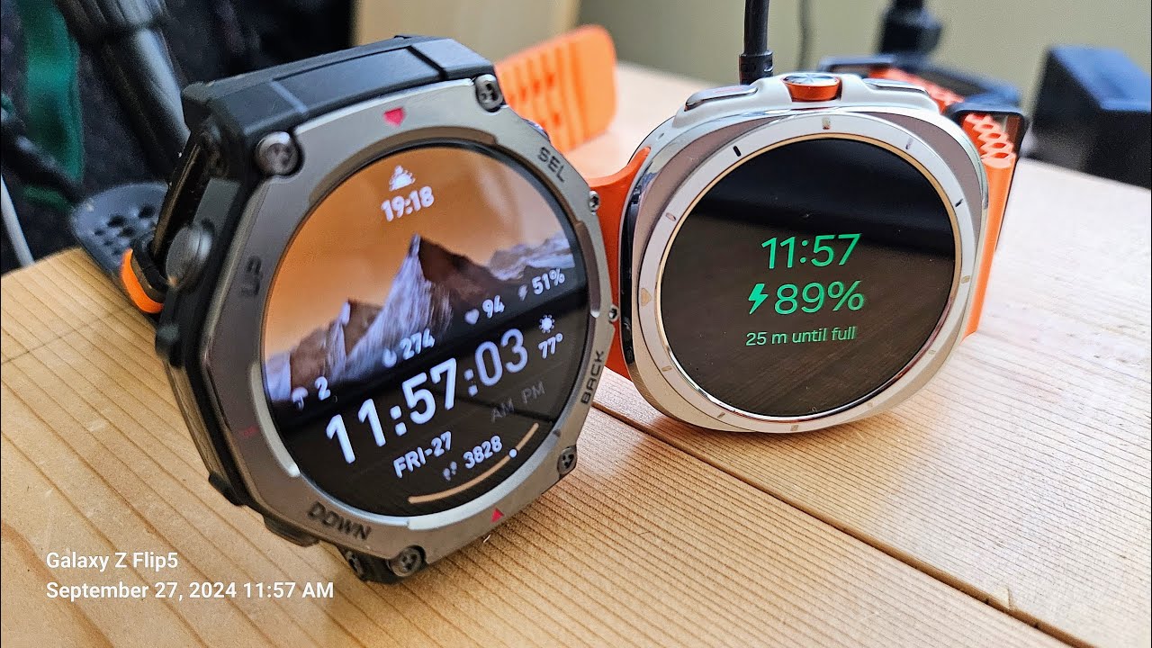 RUN: Galaxy Watch Ultra vs. T-Rex 3 & a lovely smartwatch showdown ...
