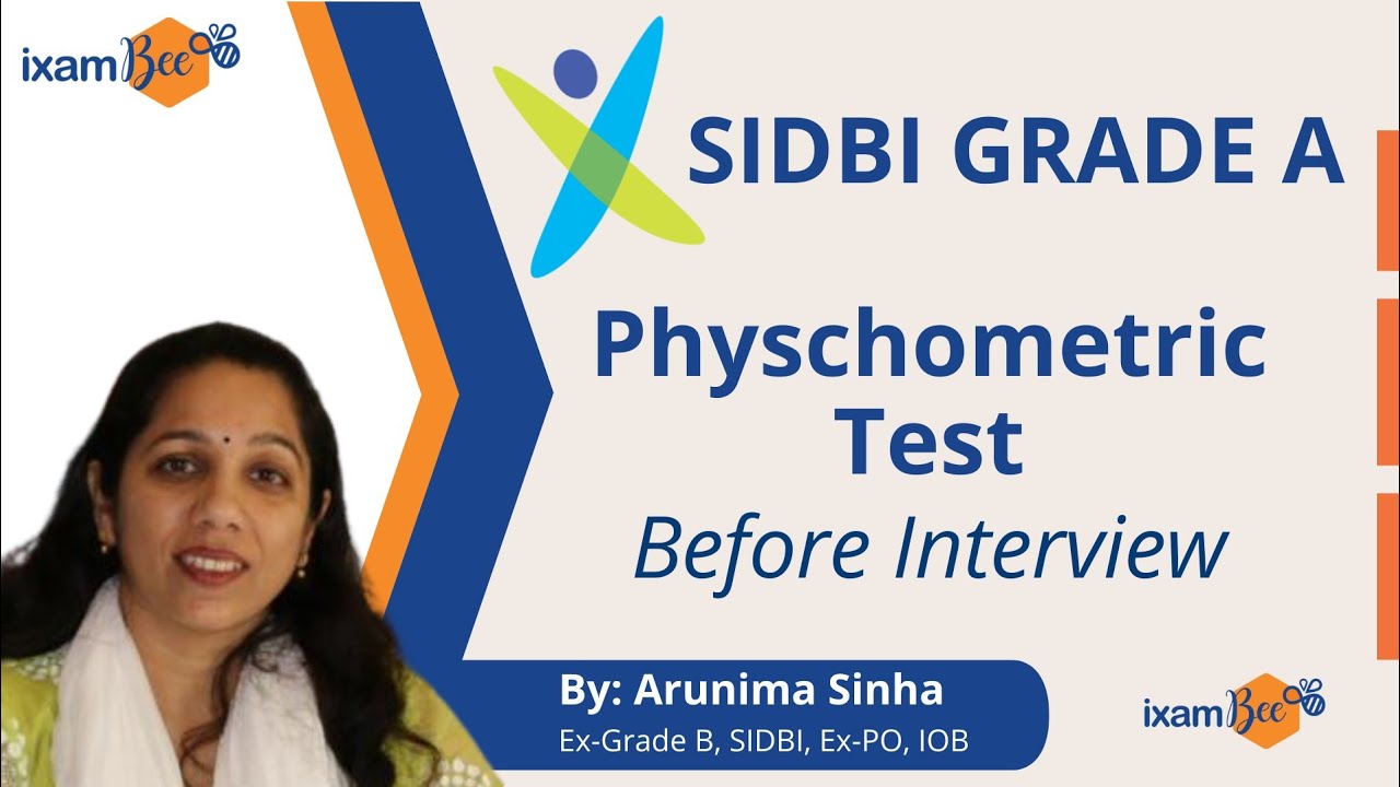 SIDBI Grade A 2022 |All you should know about Online Psychometric Test ...